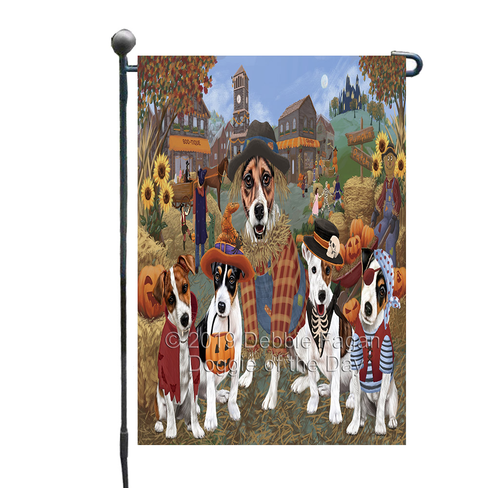 Jack Russell Dogs Garden Flag Personalized Double Sided Many Designs ...