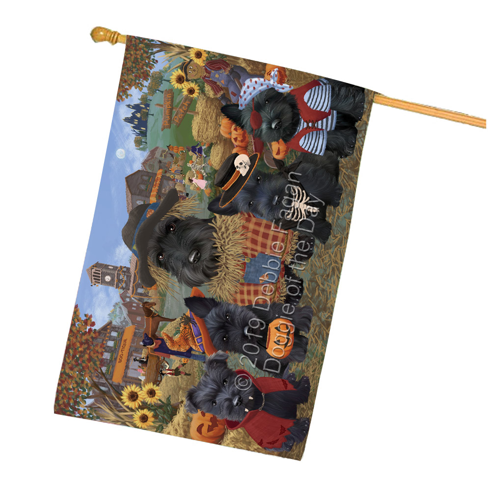 Scottish Terrier Dog House Flag Holiday Double Sided 28"x40" Many ...
