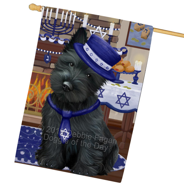 Scottish Terrier Dog House Flag Holiday Double Sided 28"x40" Many ...